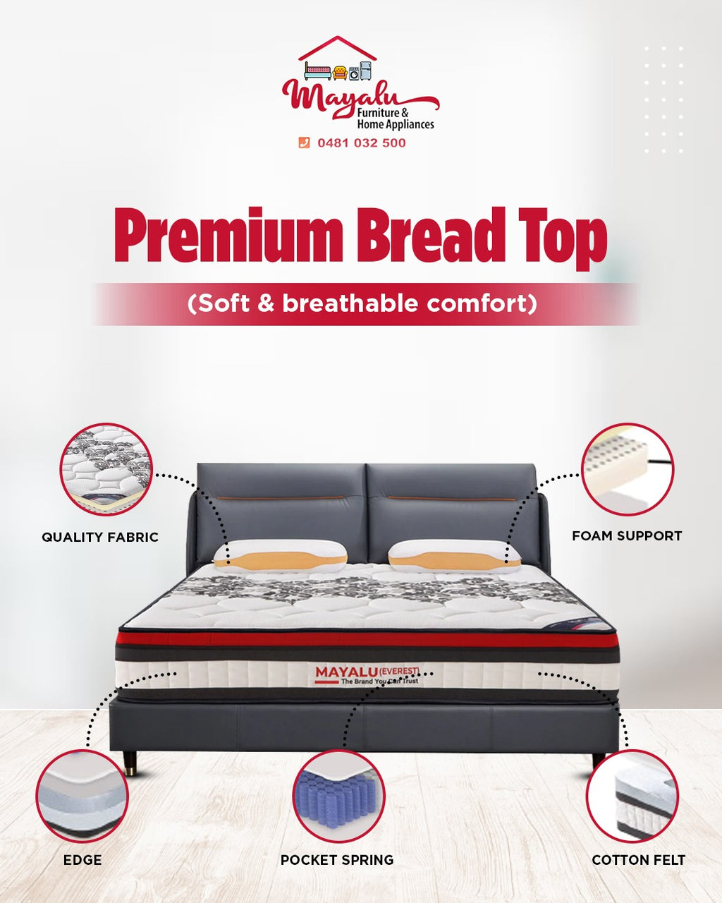 Mayalu Everest Mattress – Mayalu Furniture & Home Appliances